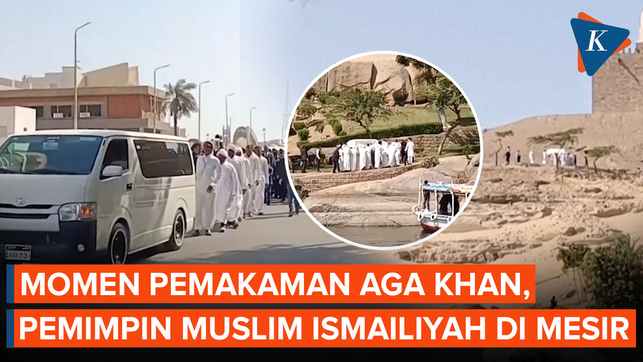 Momen Pemakaman Aga Khan IV, Pemimpin ke-49 Muslim Ismailiyah di Mesir