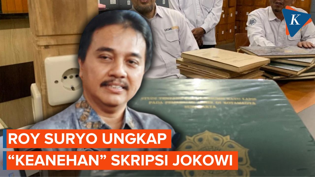 Video: Roy Suryo Ungkap "Keanehan" Skripsi Jokowi, Ini Penjelasannya