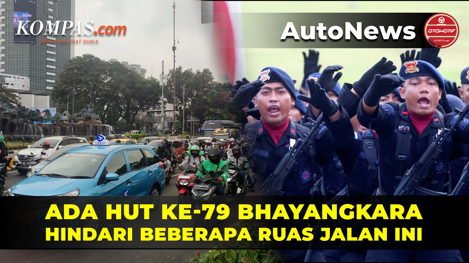 Video: Ada HUT ke-79 Bhayangkara, Hindari Ruas Jalan Berikut Ini