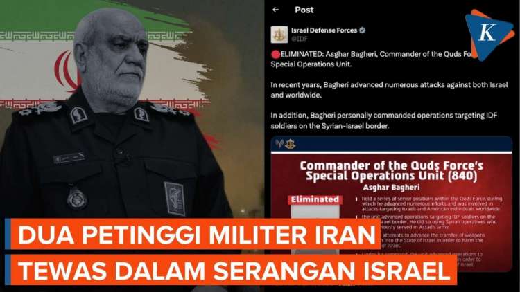 Video: Komandan Quds Iran dan Kepala Intelijen IRGC Tewas dalam ...