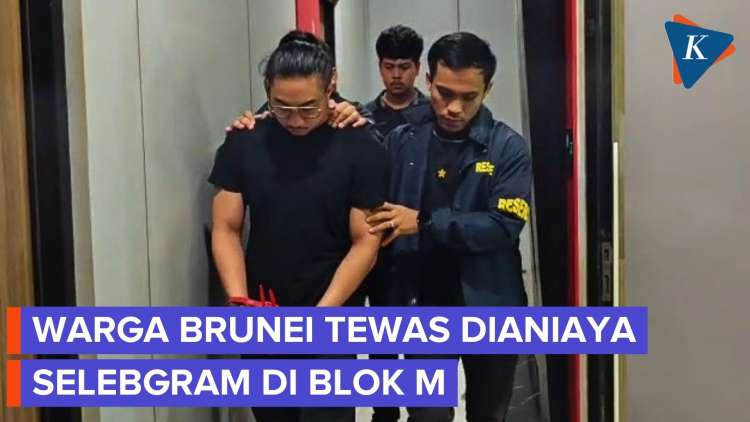 Video: Detik-detik Selebgram Pembunuh Warga Brunei di Blok M Ditangkap
