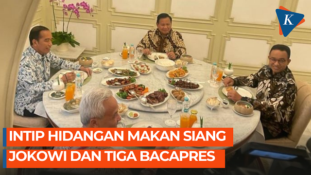 Berbagai Menu Jamuan Makan Jokowi untuk Tiga Bacapres, Dari Ayam Kodok ...