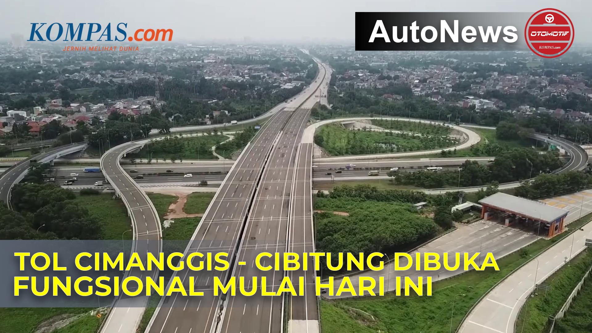 Resmi, Hari Ini Tol Cimanggis-Cibitung Dibuka Fungsional