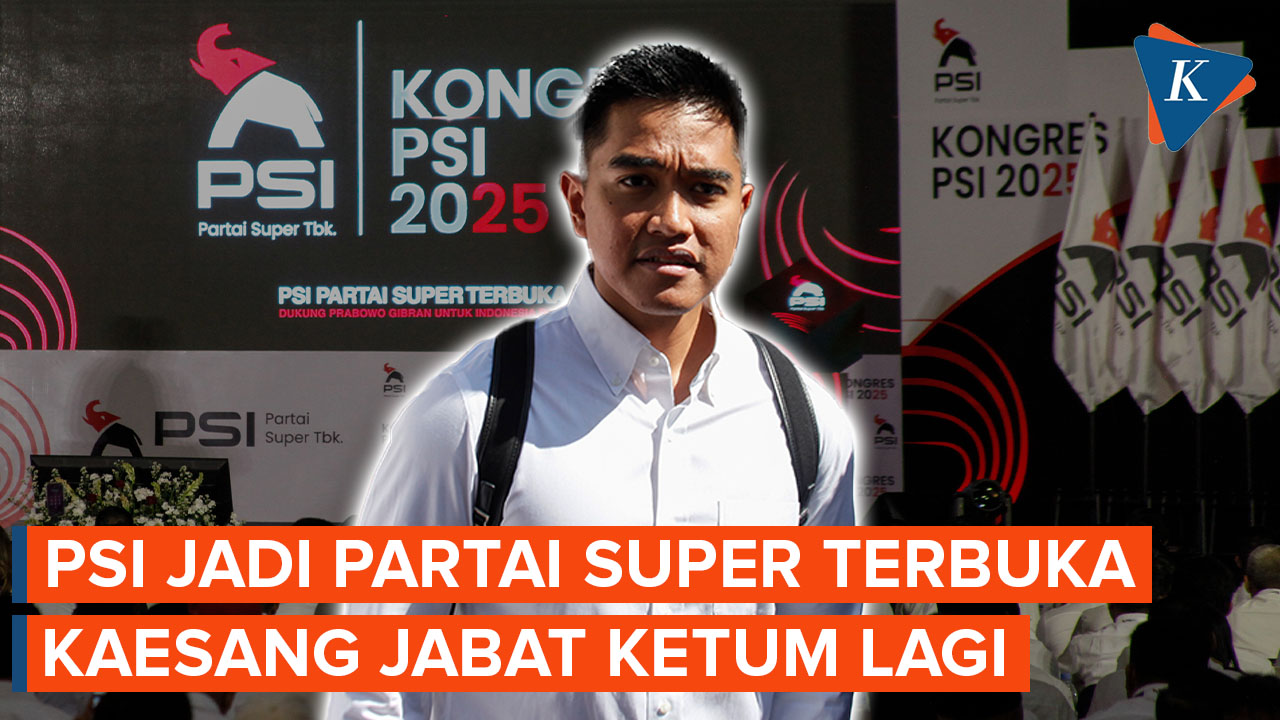 [FULL] PSI Jadi Partai Super Terbuka, Kaesang Jabat Ketum 2025-2030