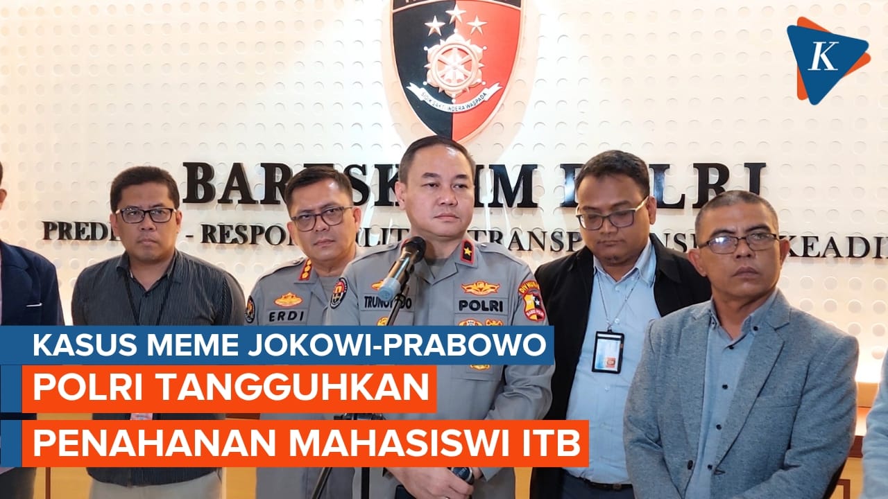 Polri Tangguhkan Penahanan Mahasiswi ITB Pembuat Meme Prabowo-Jokowi