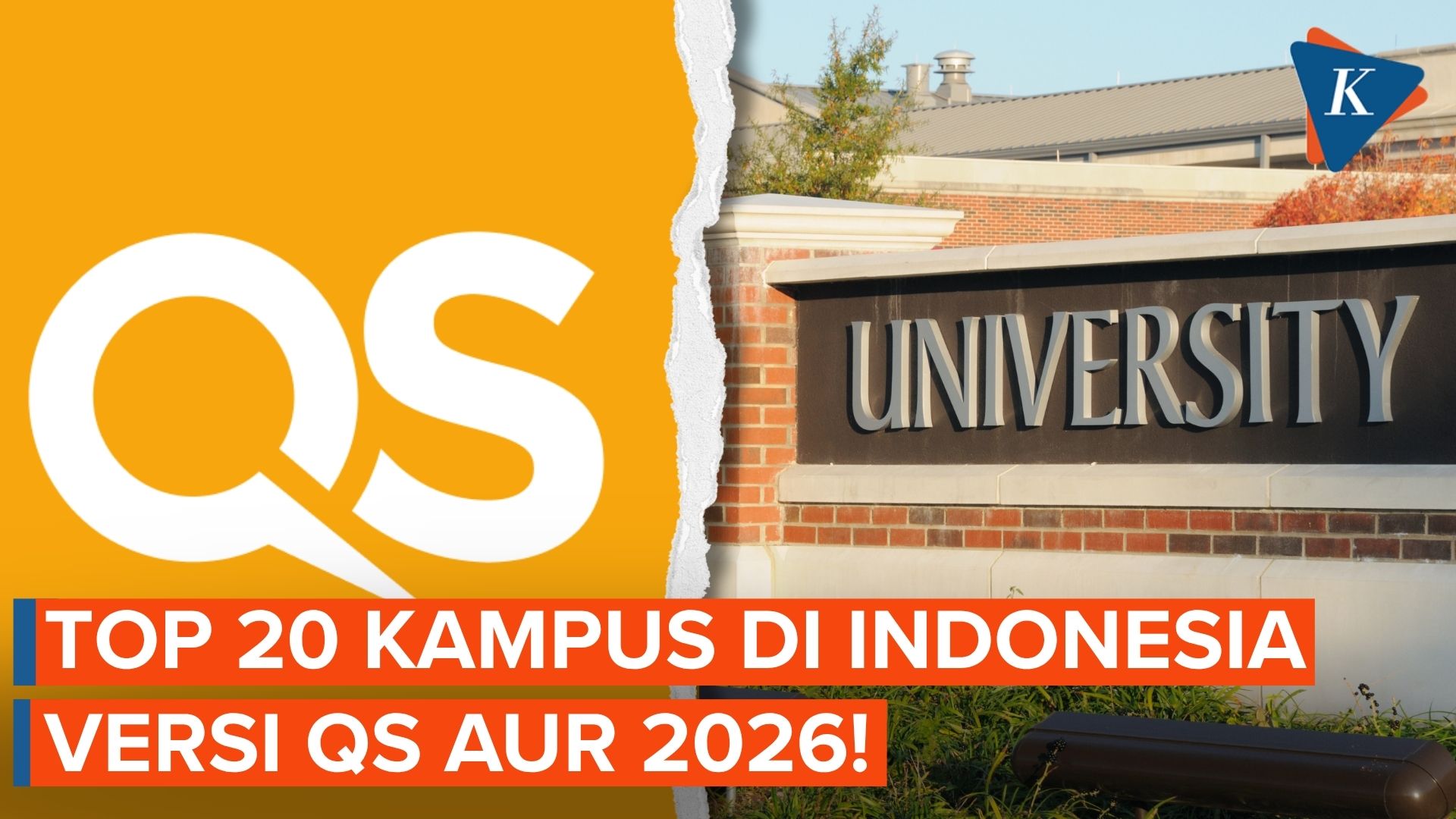 Video 20 Universitas Terbaik Di Indonesia Versi Qs Aur 2026