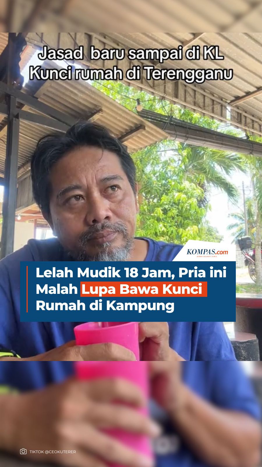 Lelah Mudik 18 Jam, Pria Ini Malah Lupa Bawa Kunci Rumah di Kampung