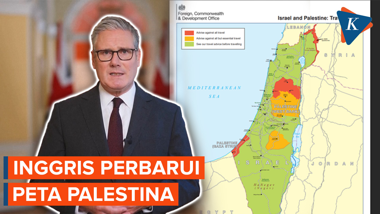 Hapus Keterangan “Wilayah yang Diduduki”, Inggris Perbarui Peta Palestina