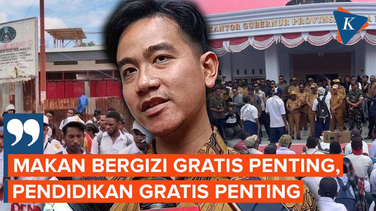 Demo Tolak MBG di Papua, Gibran: Terimakasih atas Evaluasi dari Warga