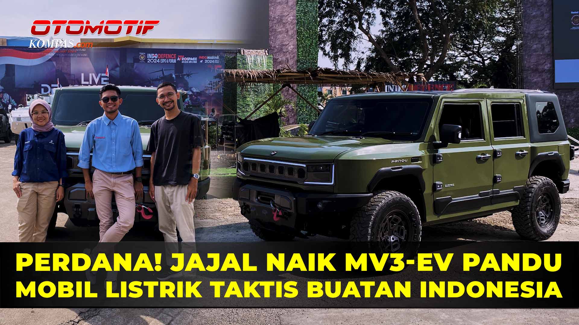 Video: Impresi Perdana Naik MV3-EV Pandu, Mobil Listrik Taktis Pertama Buatan Indonesia