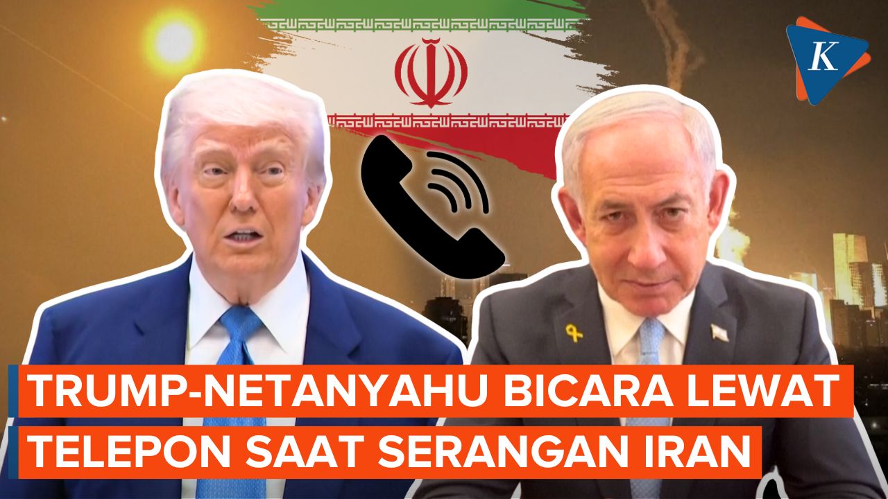 Trump-Netanyahu Ngobrol Lewat Telepon Saat Iran Serang Balik Israel