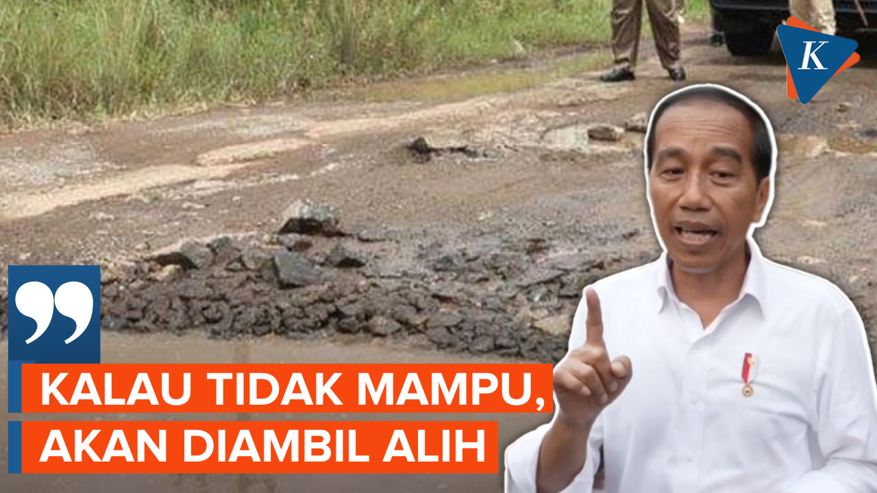 Soal Jalan Rusak di Lampung, Jokowi Akan Serahkan ke Kementerian PUPR