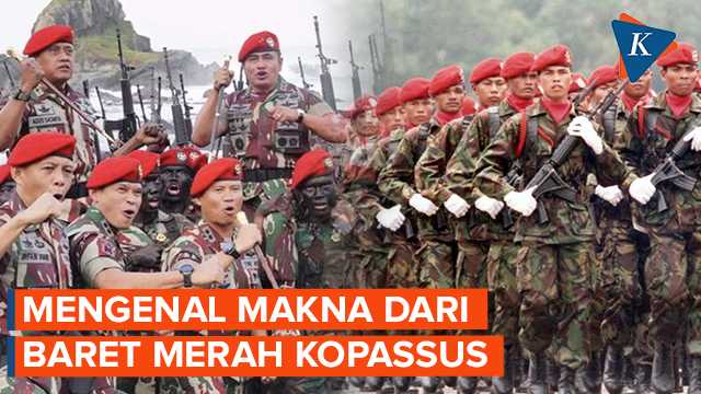 Video: Mengenal Makna Baret Merah Kopassus