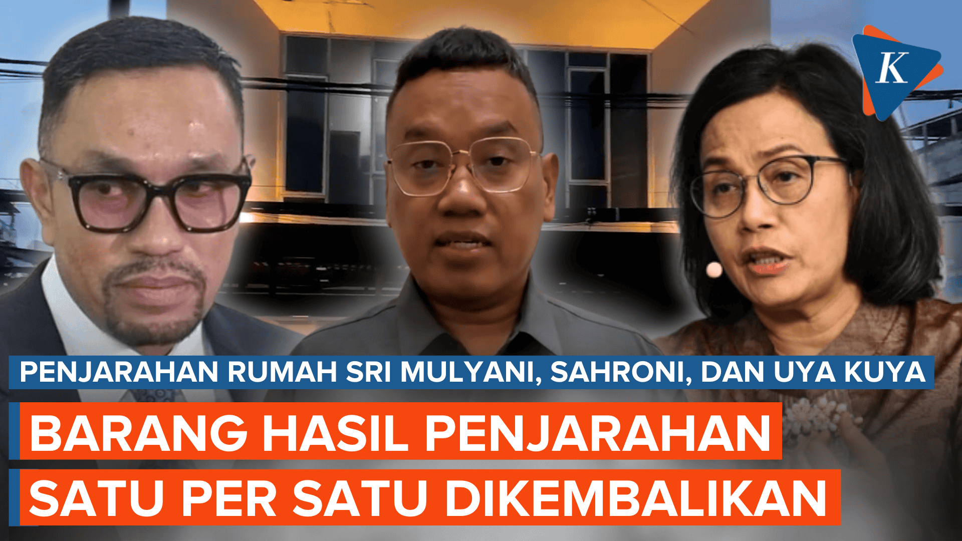 Barang Hasil Penjarahan di Rumah Sri Mulyani, Sahroni, dan Uya Kuya ...