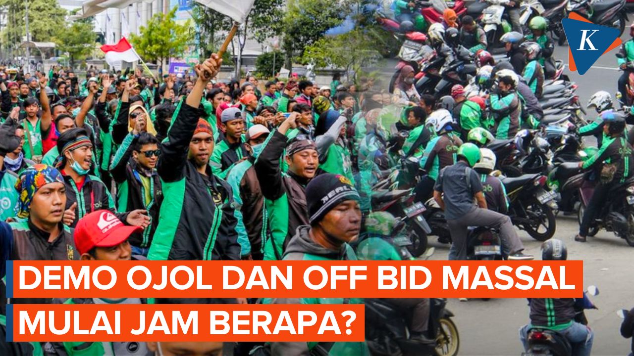 Digelar Serentak Hari Ini, Demo Ojol Akan Mulai Pukul Berapa?