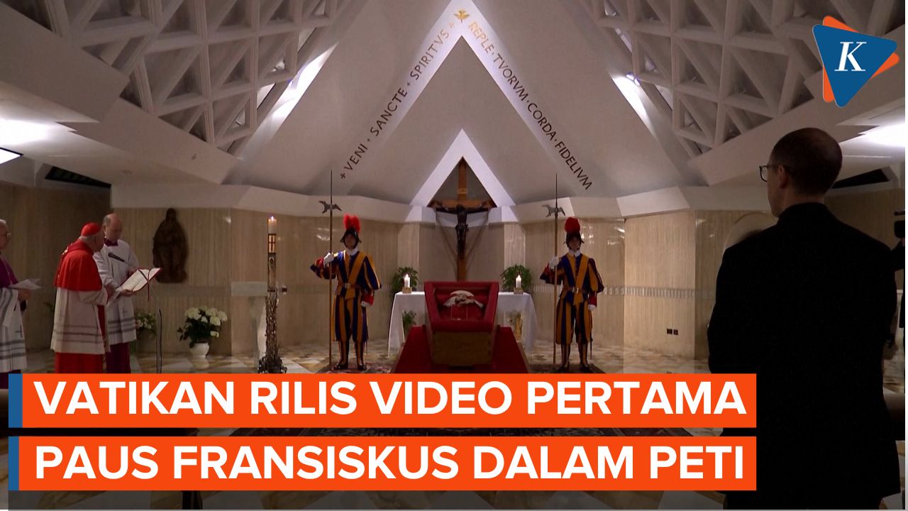 Vatikan Rilis Video Paus Fransiskus dalam Peti Mati