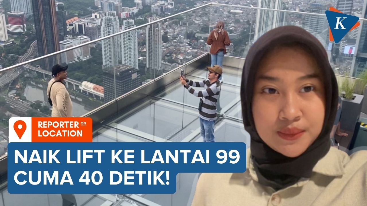 Video: Naik ke Gedung Tertinggi di Indonesia, Suasana Lantai 99 di ...