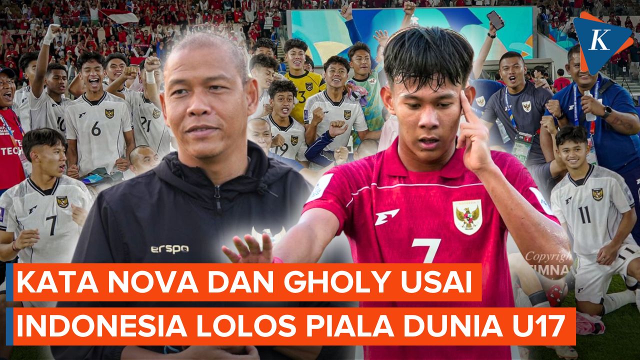 Kata Nova Arianto dan Zahaby Gholy Usai Indonesia Ukir Sejarah Lolos Piala Dunia U17 via Kualifikasi