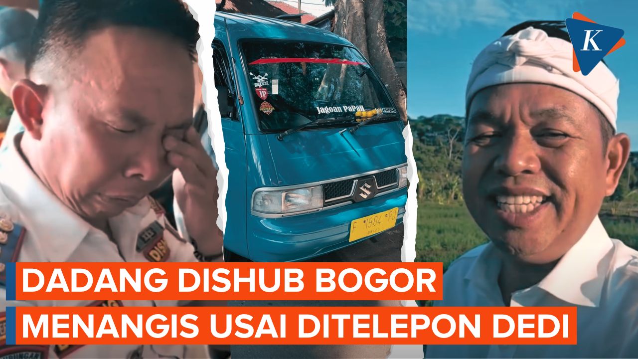 Dadang Dishub Nangis Usai Ditelepon Dedi Mulyadi