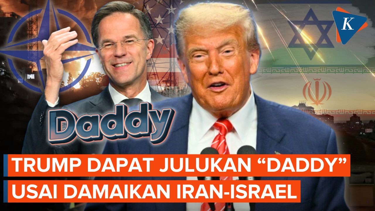 Damaikan Perang Iran-Israel, Trump Dipanggil "Daddy" oleh Sekjen NATO