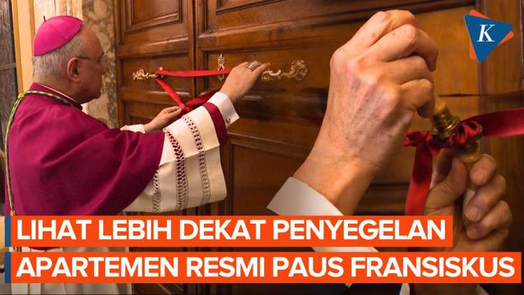 [FULL] Detik-detik Apartemen Resmi Paus Fransiskus Disegel Tanda ...