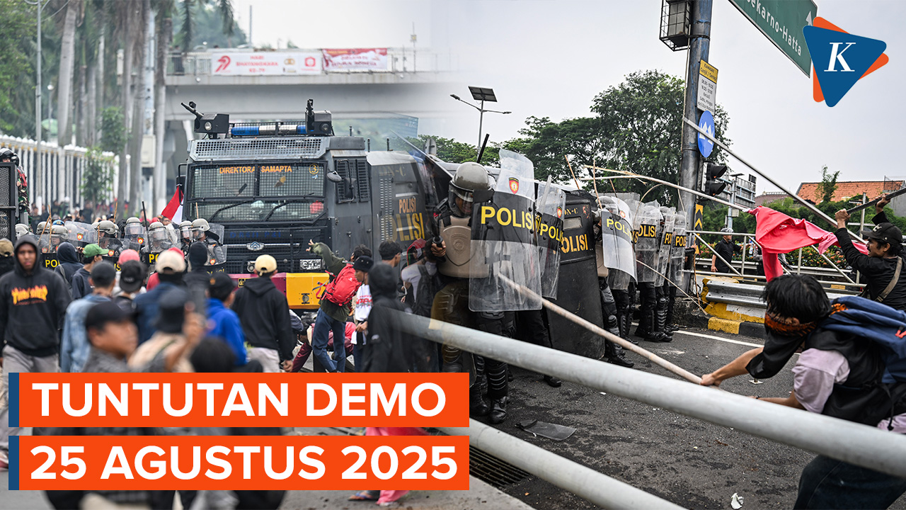 Demo 25 Agustus 2025 di Gedung DPR, Siapa yang Terlibat dan Apa ...