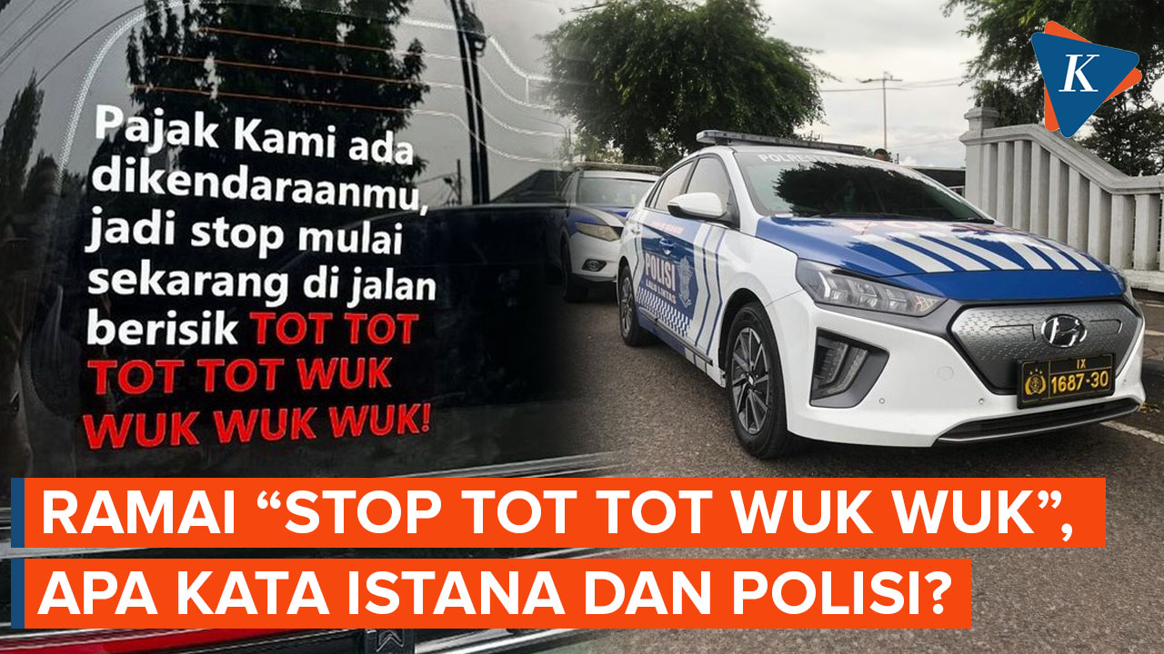 Ramai Gerakan 'Stop Tot Tot Wuk Wuk', Ini Kata Istana dan Polisi