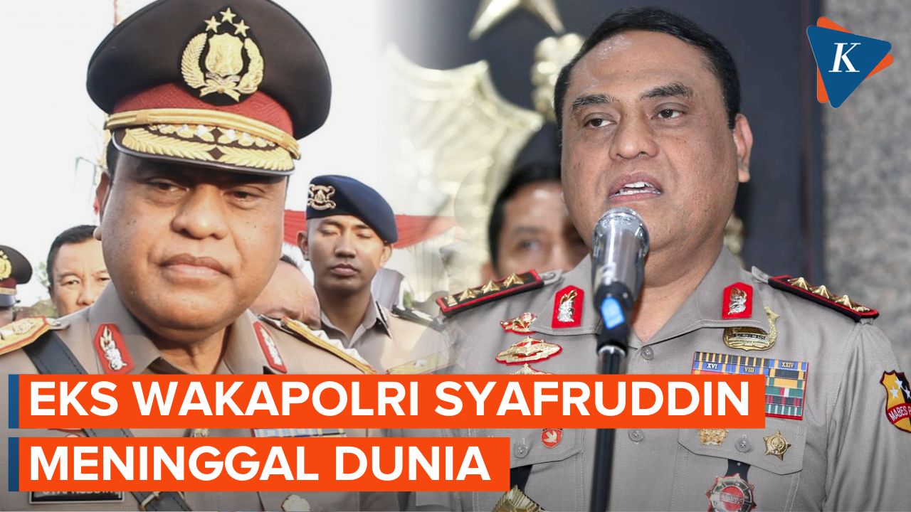 Eks Wakapolri dan Menpan RB Syafruddin Kambo Meninggal Dunia