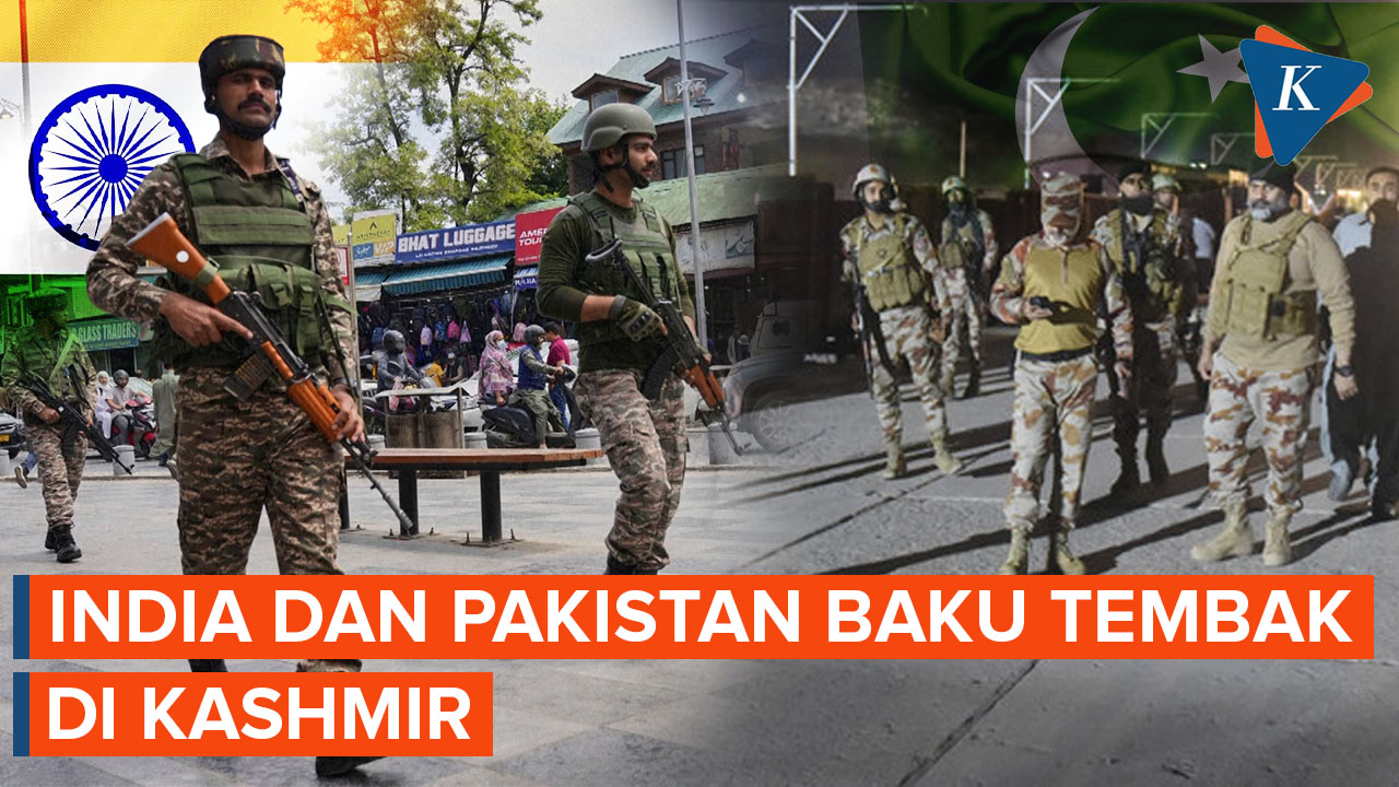 Suasana Memanas, Pasukan India dan Pakistan Baku Tembak di Kashmir!