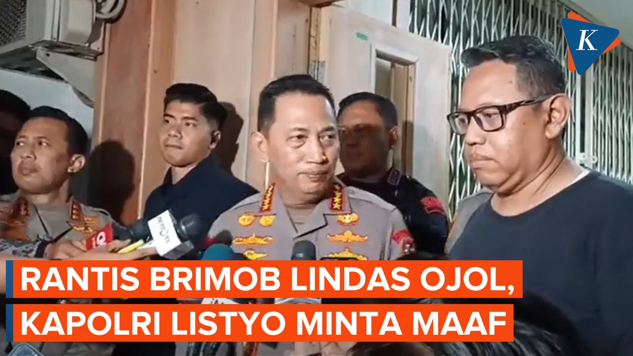 Video: [FULL] Kapolri Minta Maaf Usai Rantis Brimob Lindas Ojol hingga Tewas