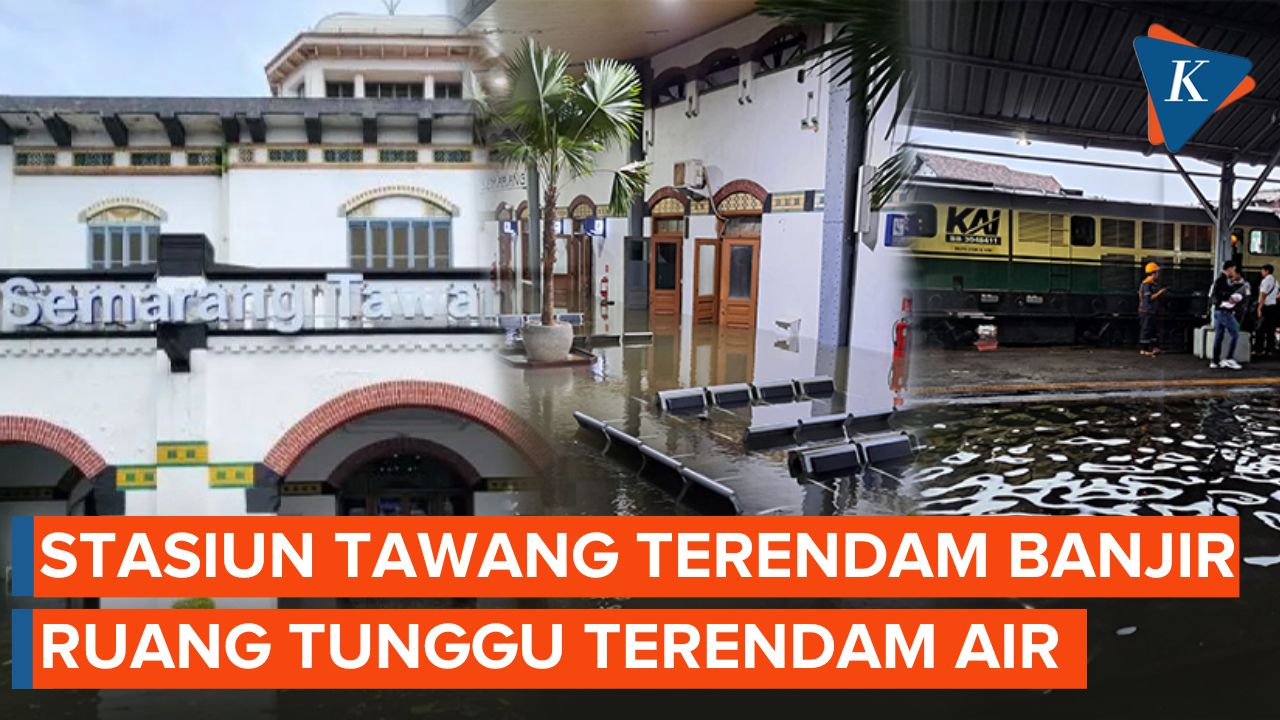 Banjir Semarang: Rel Terendam di Atas 10 cm, KA yang Lintasi Semarang ...