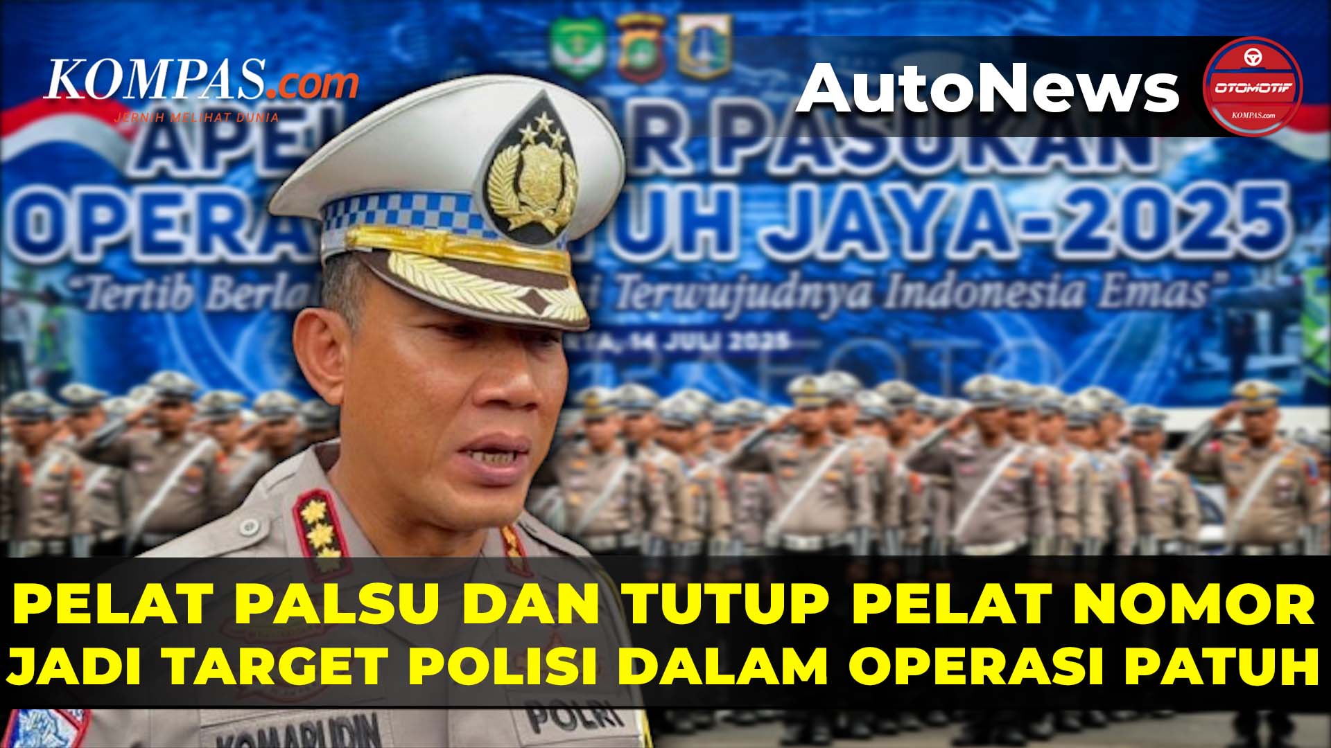 Video: Operasi Patuh 2025, Pengguna Pelat Palsu dan Pengendara Tutup Pelat Nomor Bakal Disikat
