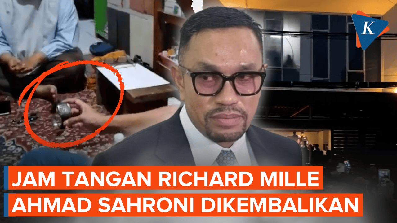 Jam Tangan Richard Mille Ahmad Sahroni yang Dijarah Dikembalikan