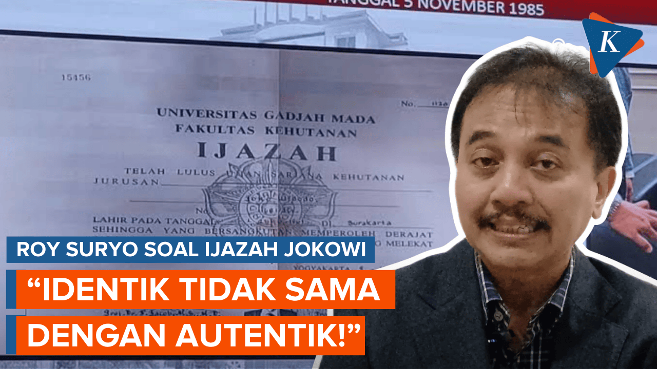 Video: Tanggapan Roy Suryo soal Ijazah Jokowi Dikatakan Identik Asli