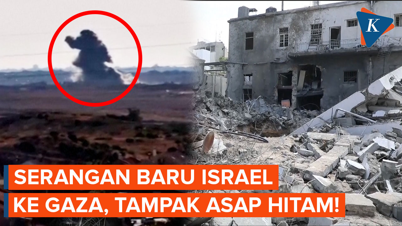 Potret Terbaru Serangan Israel ke Gaza, Ledakan Terjadi Dimana-mana
