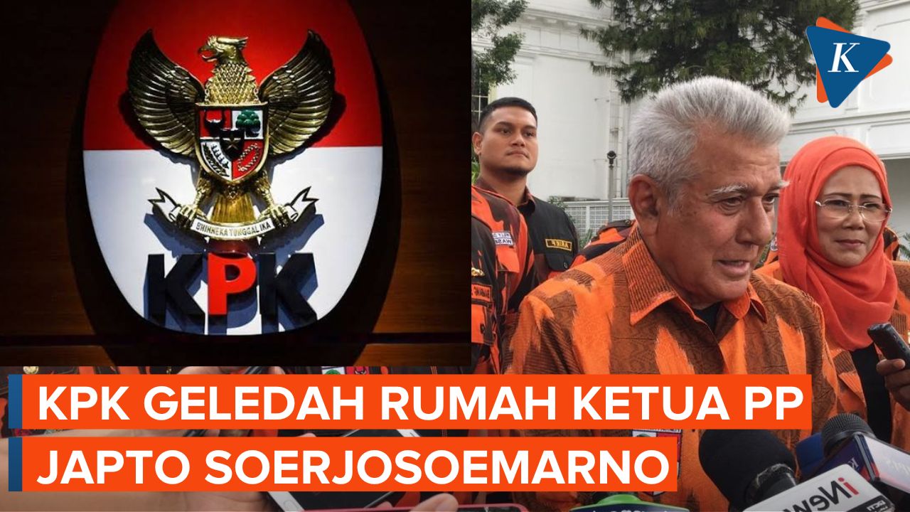 KPK Geledah Rumah Ketua Pemuda Pancasila Japto Soerjosoemarno