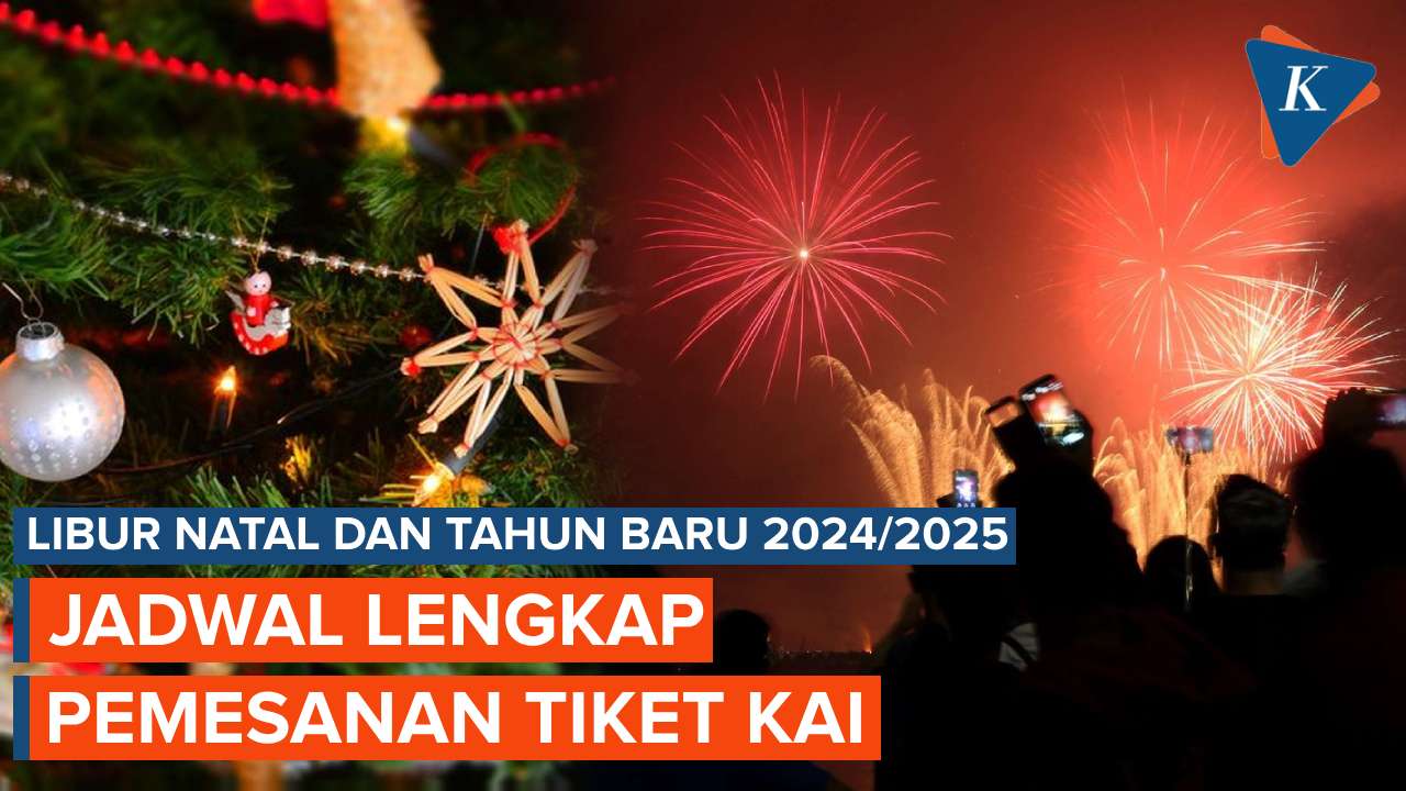 Video: Tiket Kereta Api Natal dan Tahun Baru Sudah Bisa Dipesan, Cek Jadwalnya