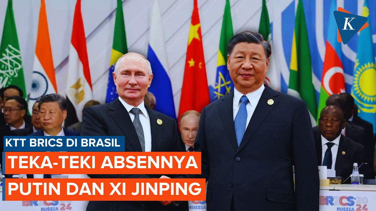Putin dan Xi Jinping Kompak Absen di KTT BRICS, Ada Apa?
