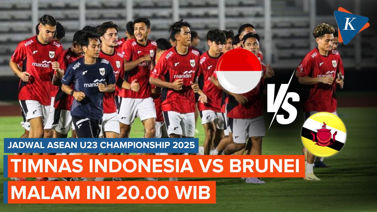 Video: Jadwal Live Streaming Timnas U23 Indonesia Vs Brunei, Malam Ini Pukul 20.00 WIB