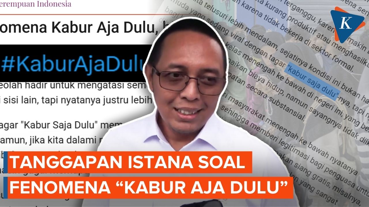 Respons Istana soal Tren #KaburAjaDulu, Ingatkan Jangan Jadi Pendatang Haram