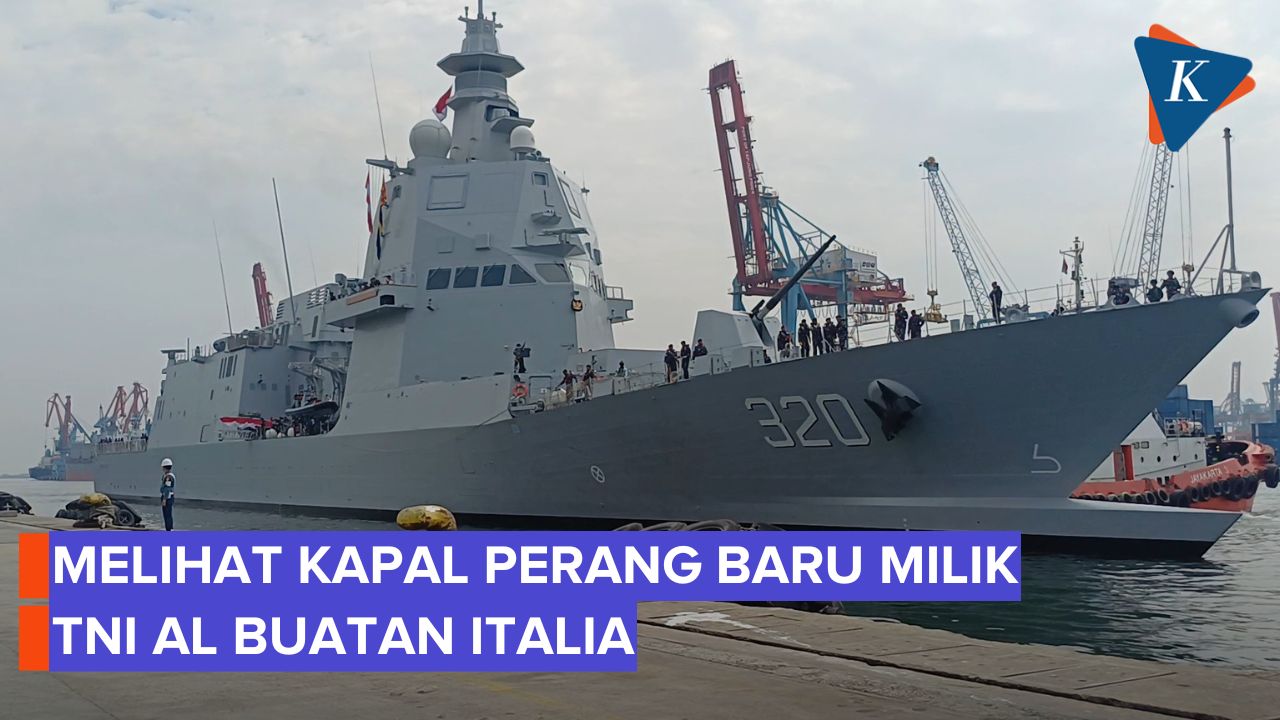Melihat KRI Brawijaya-320, Kapal Perang Baru TNI AL Buatan Italia