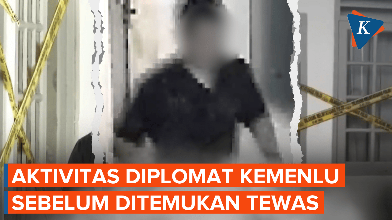 Video: Rekaman CCTV Detik-detik Terakhir Diplomat Kemenlu Sebelum Tewas di Kamar Kos