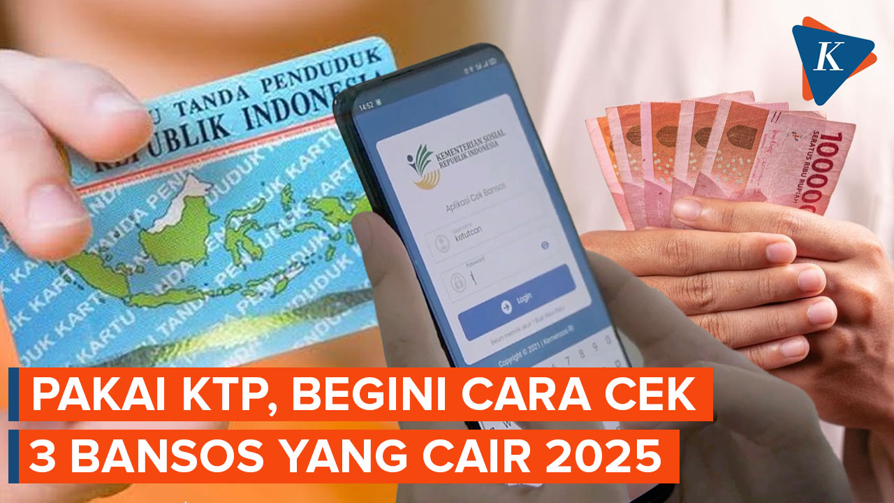 Video: Tiga Bansos Cair Oktober-Desember 2025, Begini Cara Cek Pakai KTP!