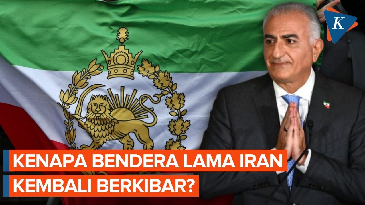Mengapa Demonstran Kibarkan Bendera Lama Iran dengan Simbol Singa dan ...