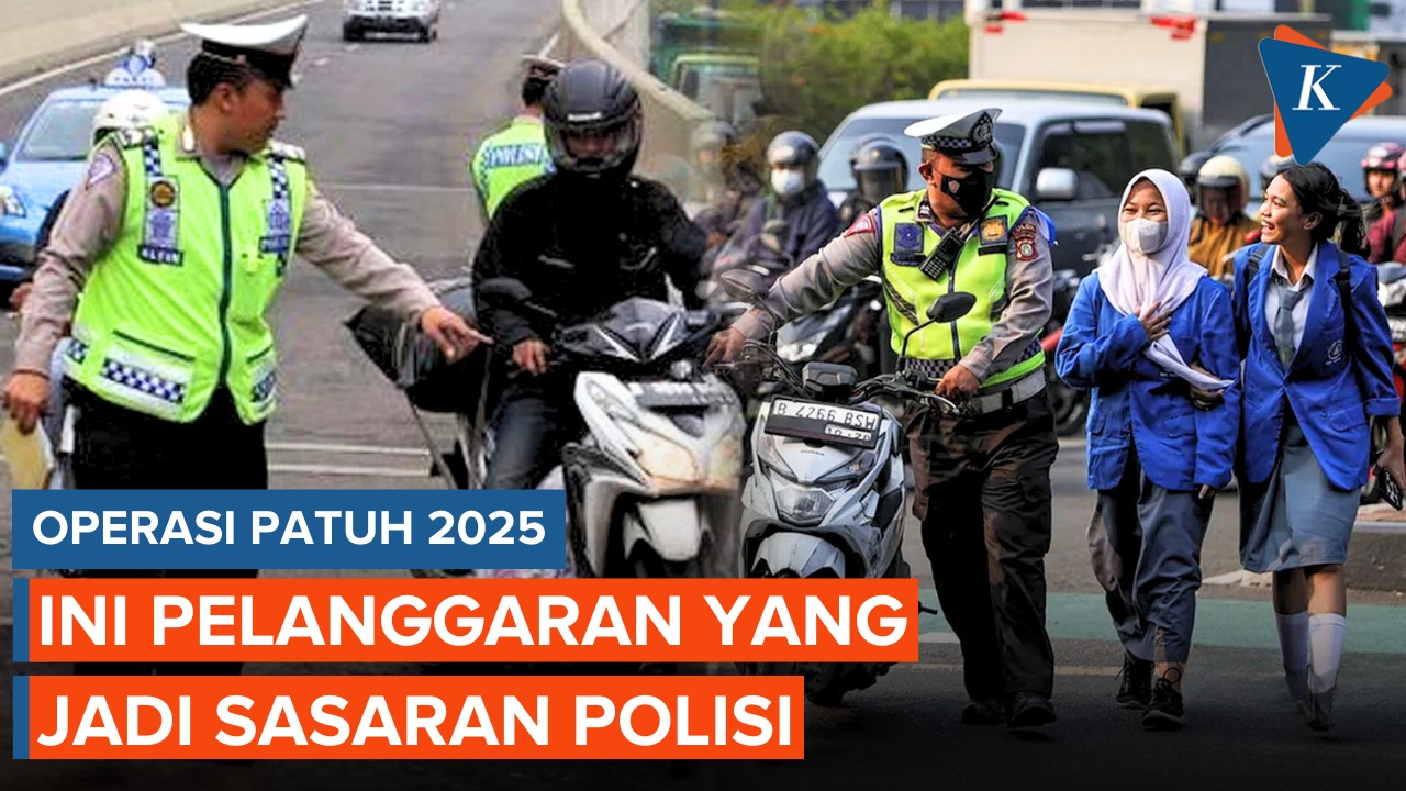 Video: 8 Pelanggaran yang Diincar Polisi dalam Operasi Patuh Jaya 2025