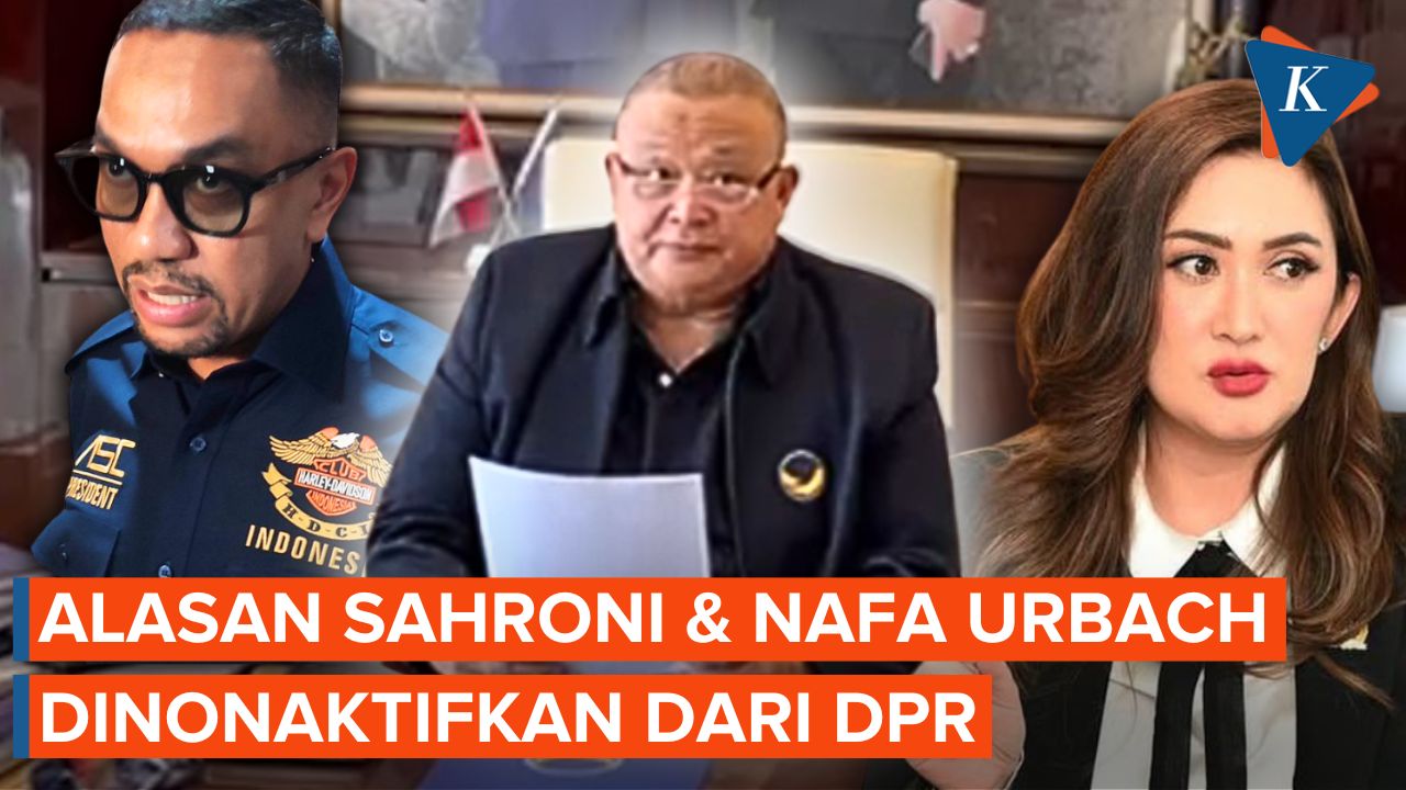 Video: Alasan Nasdem Nonaktifkan Sahroni dan Nafa Urbach dari DPR