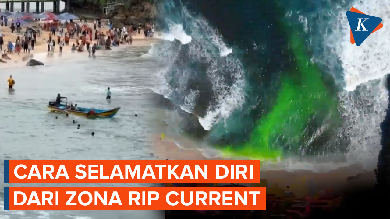 Video: Cara Selamatkan Diri Saat Terseret Rip Current Menurut Pakar