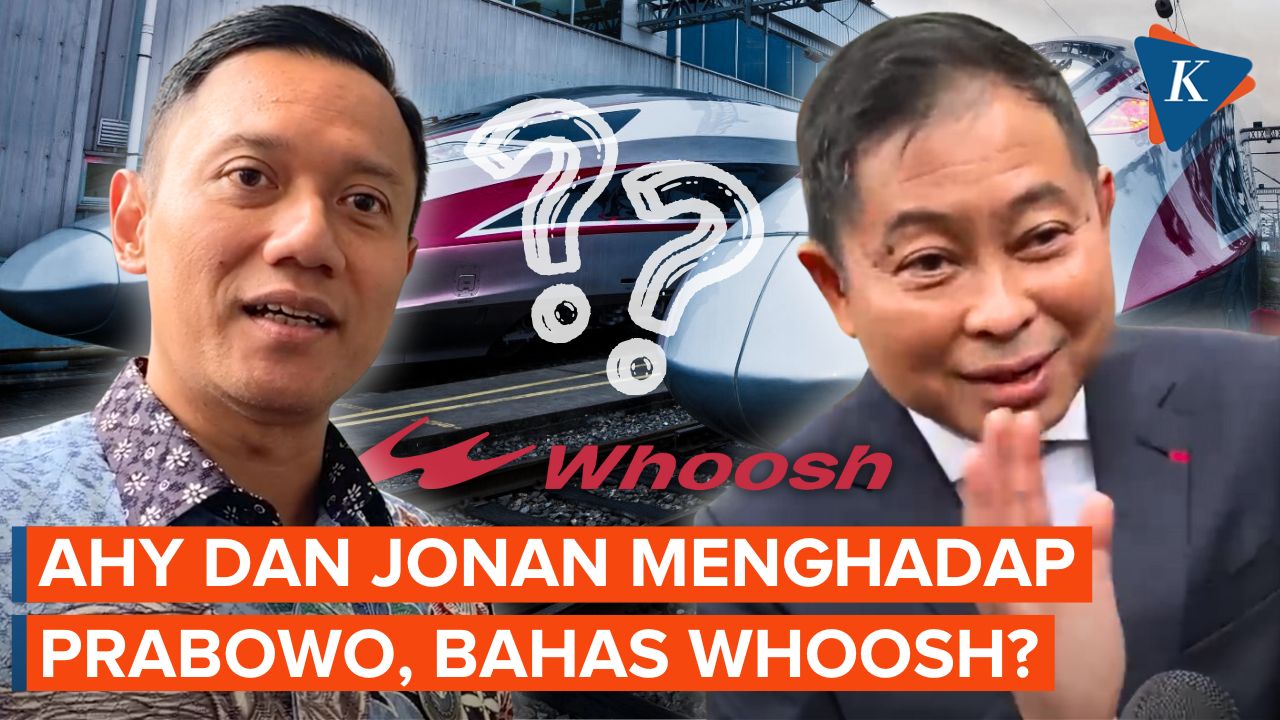 AHY dan Ignasius Jonan Menghadap Prabowo di Istana, Bahas Whoosh?
