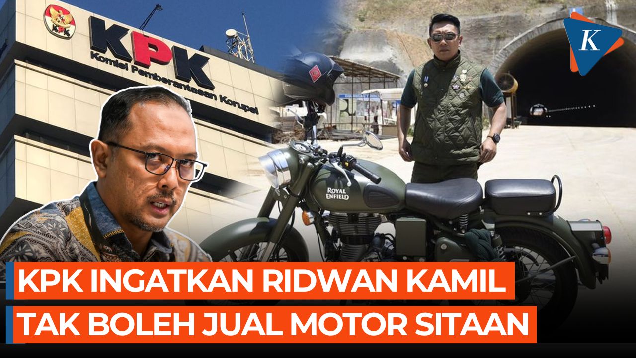 Pinjamkan Royal Enfield yang Sudah Disita ke Ridwan Kamil, KPK: Jangan Dijual