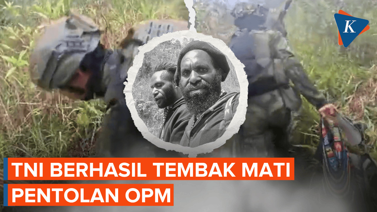 Video: Momen TNI Tembak Mati Komandan Batalyon OPM Enos Tipagau di ...